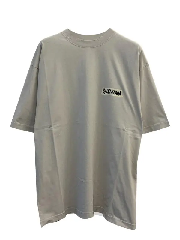 Balenciaga Logo Detail T-shirt - Multicolor