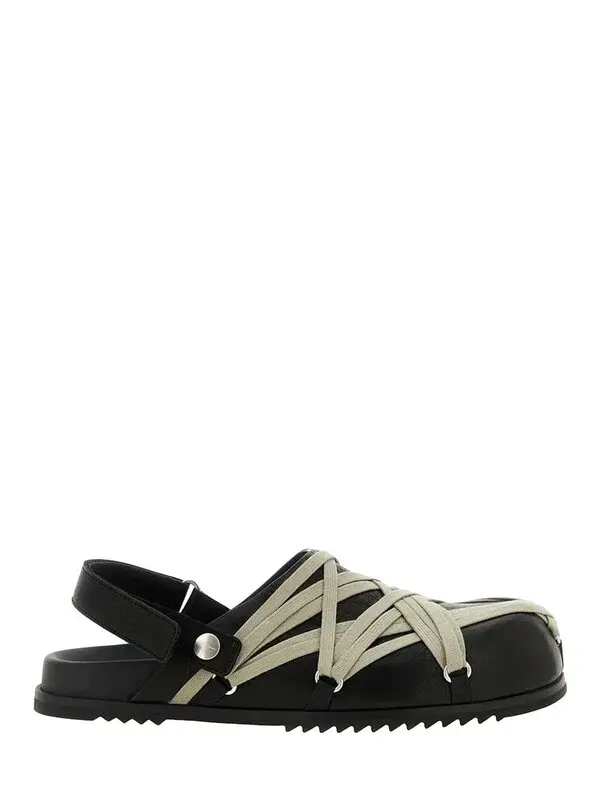 Rick Owens Megalaced Mule - Black