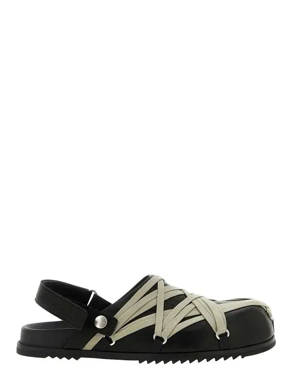Rick Owens Megalaced Mule - Black