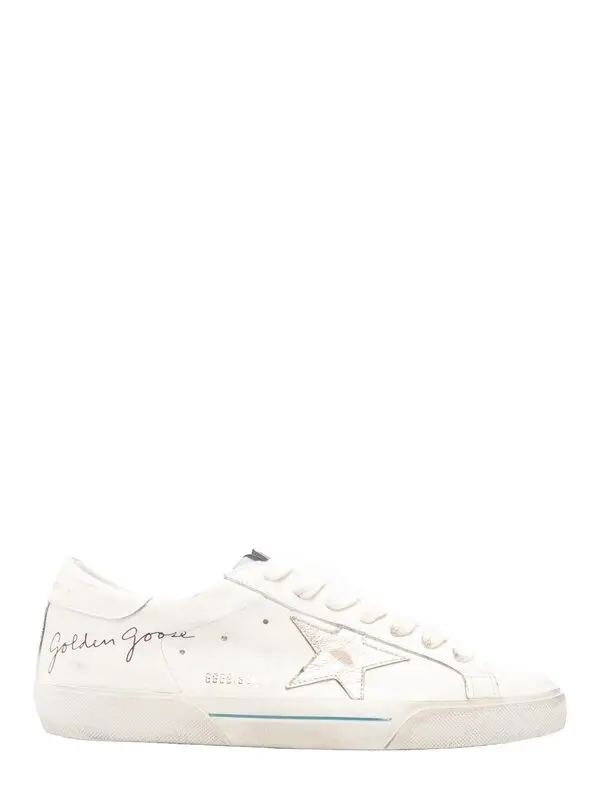 GOLDEN GOOSE Super-star Leather Sneakers - Multicolor