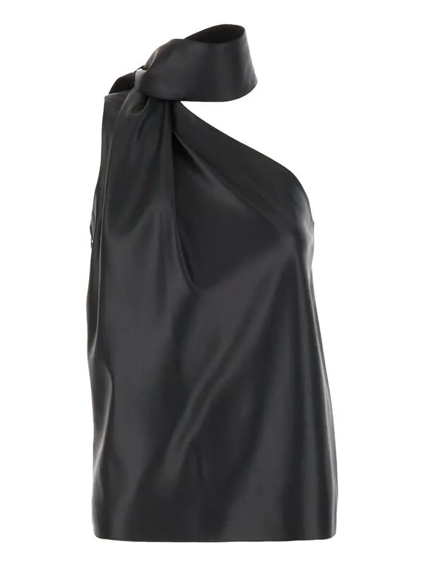 Stella McCartney One Shoulder Draped Top - Multicolor
