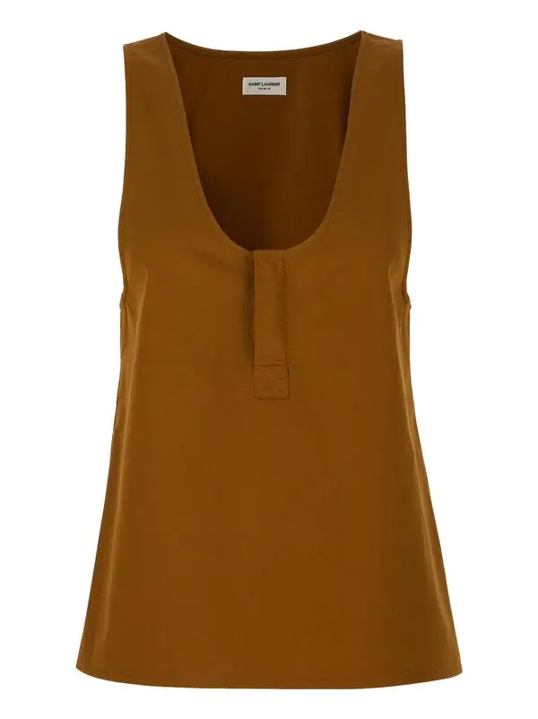 Saint Laurent Sleeveless Top - Multicolor