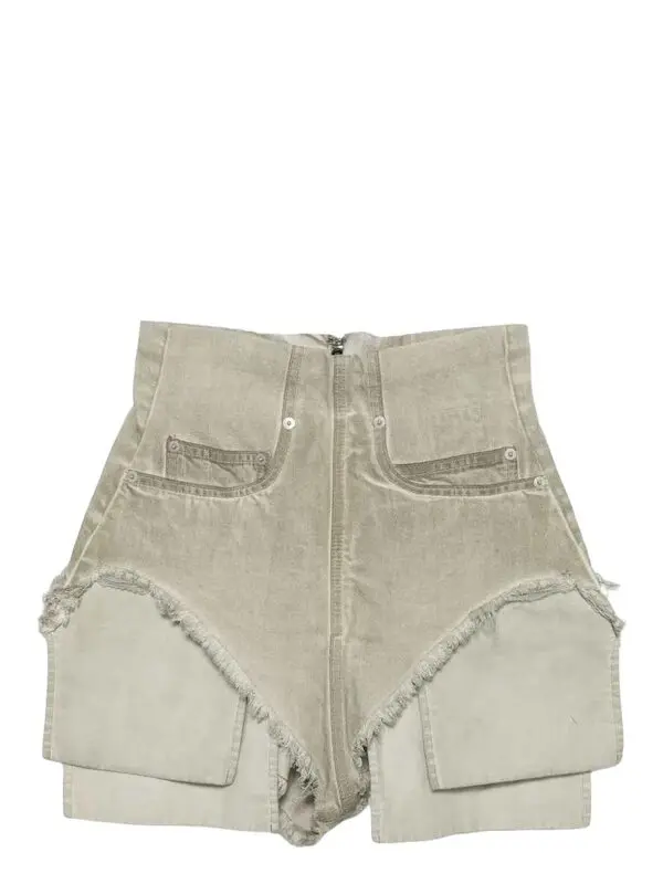 Rick Owens Frayed Shorts - Brown