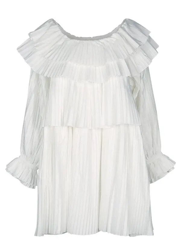 BODE Abito Dress With Ruffle Detail - Multicolor
