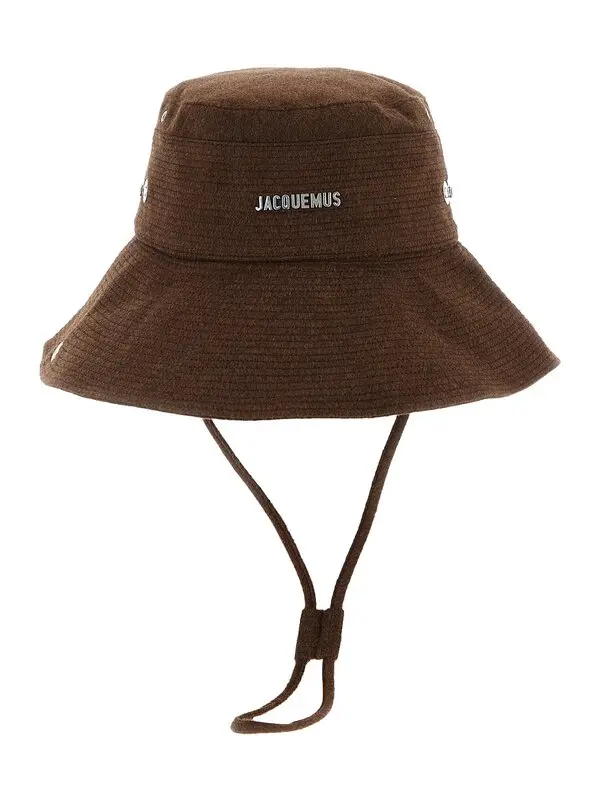 Jacquemus Le Bob De-nîmes Bucket Hat - Brown