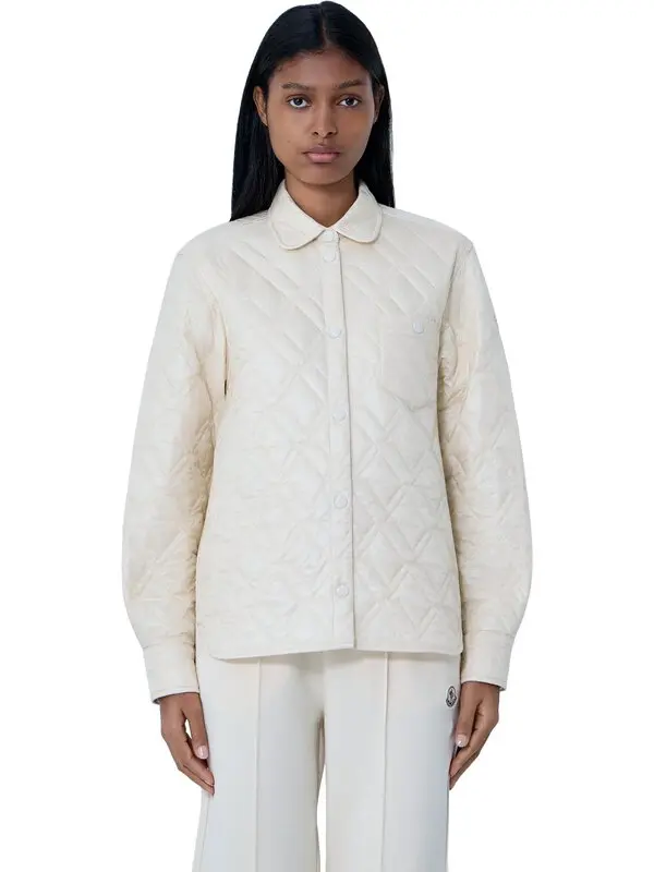 Moncler Logo Motif Quilted Jacket - Multicolor