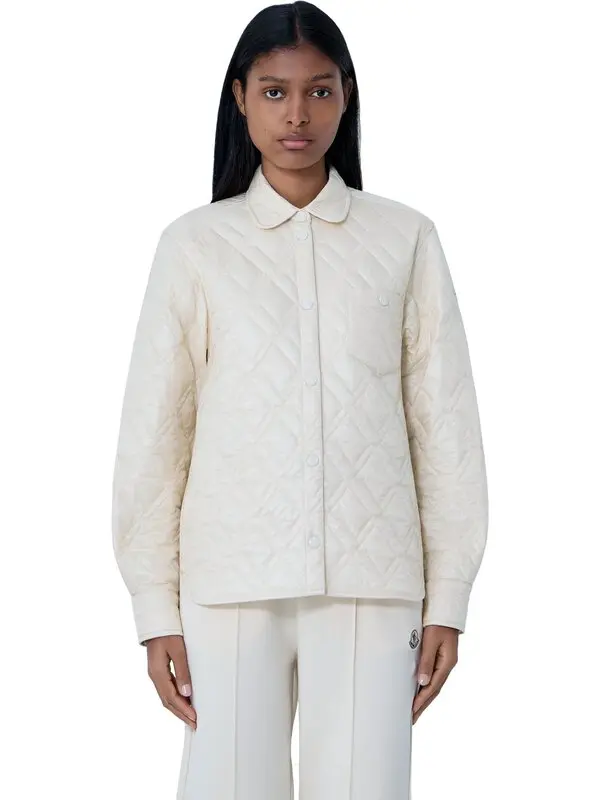 Moncler Logo Motif Quilted Jacket - Multicolor