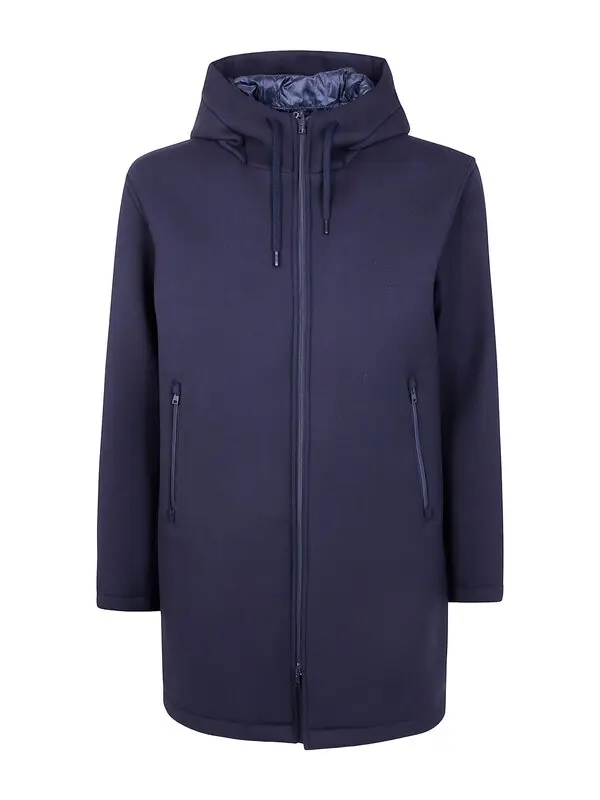 Herno Scuba Long Parka - Blue