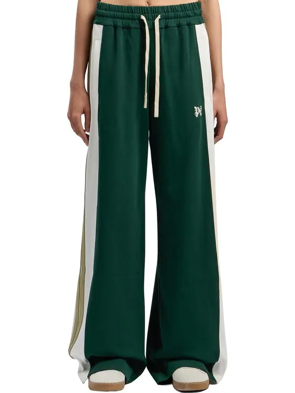 Palm Angels Monogram Wide-leg Track Pants - Multicolor