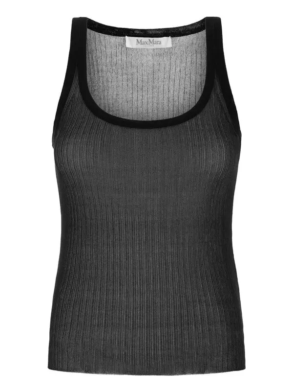 Max Mara Ribbed Tank Top - Multicolor