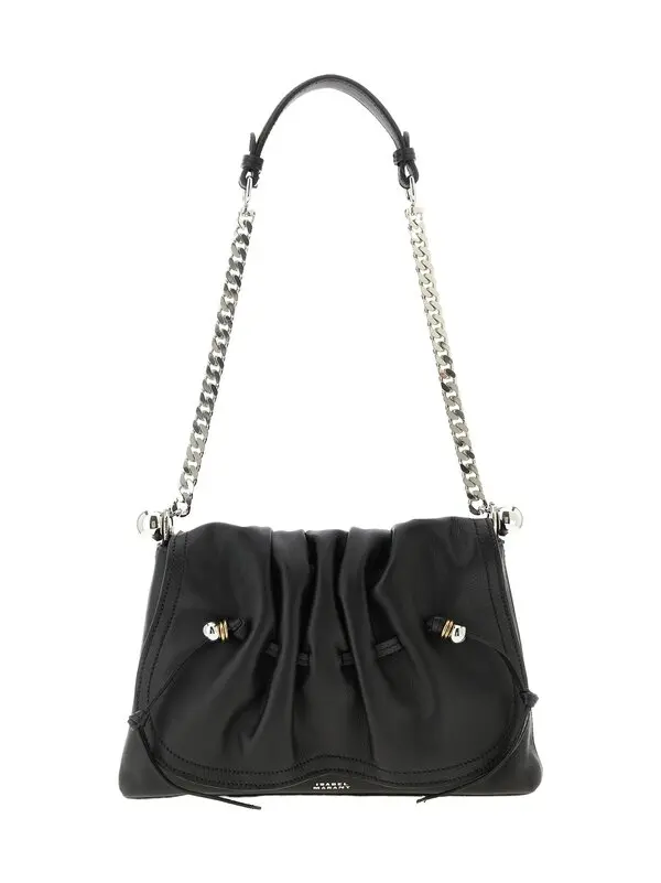 Isabel Marant Étoile Bolton Leather Shoulder Bag - Black