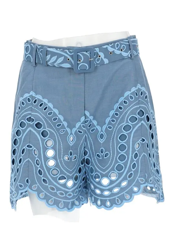 Charo Ruiz Ibiza Shorts Dune With Belted Waist - Multicolor