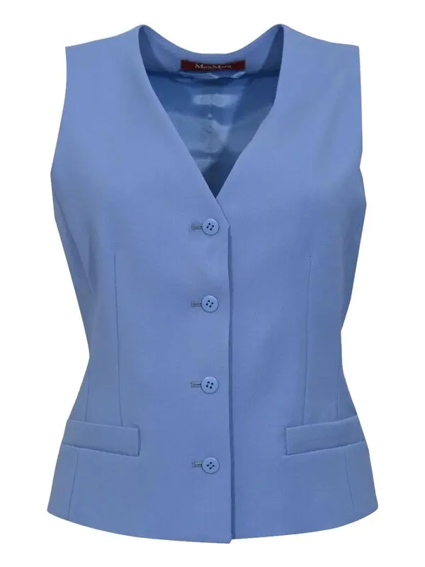 Max Mara Waistcoat - Blue