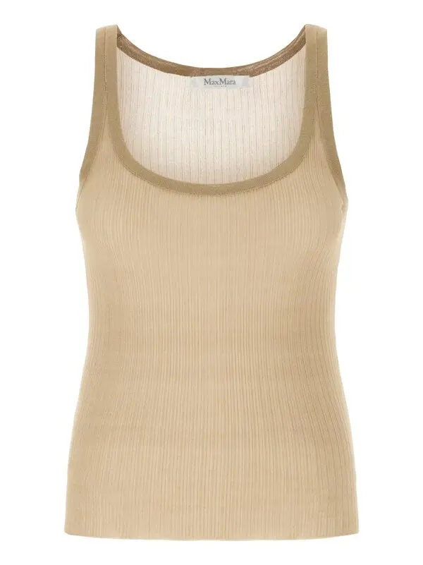 Max Mara Ribbed Tank Top - Multicolor