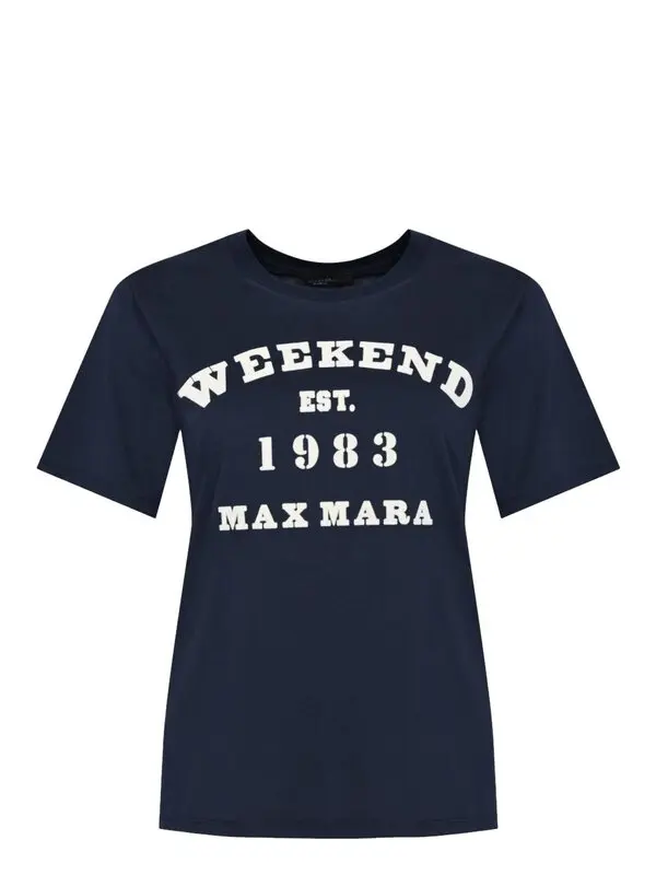 Max Mara Est. 1983" T-shirt - Blue