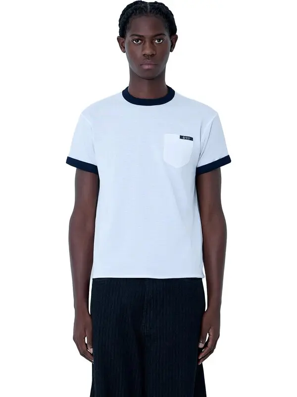 Prada Logo Motif T-shirt - Blue