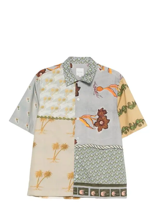 Paul Smith Printed Cotton Shirt - Multicolor