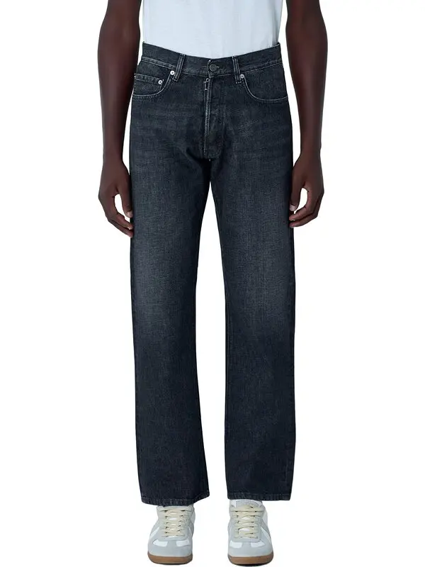 MAISON MARGIELA Five-pocket Straight-leg Jeans - Black