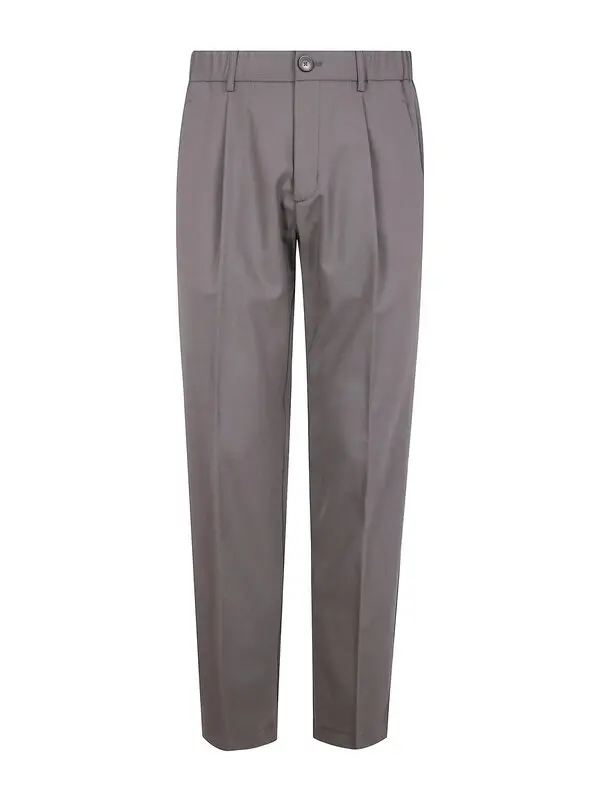 Herno Wool Blend Trousers - Gray