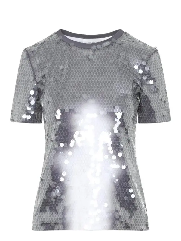 Sportmax Sequined T-shirt - Gray