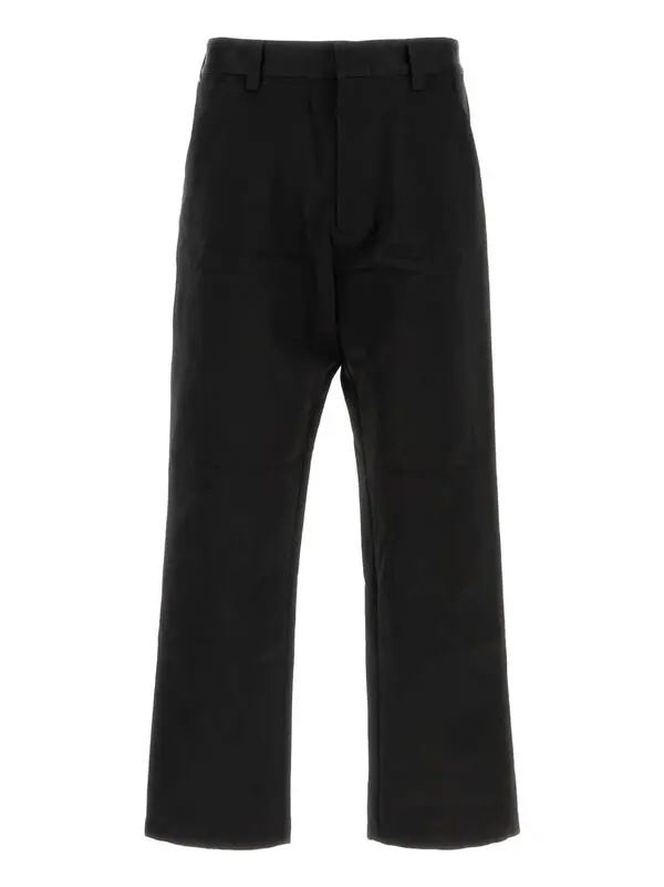 Prada Silk Blend Trousers - Black