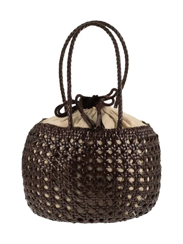 Dragon Diffusion Juventus Braided Leather Bag - Brown