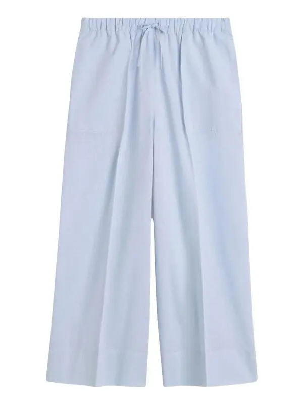 TOTEME Linen And Cotton Blend Trousers - Multicolor