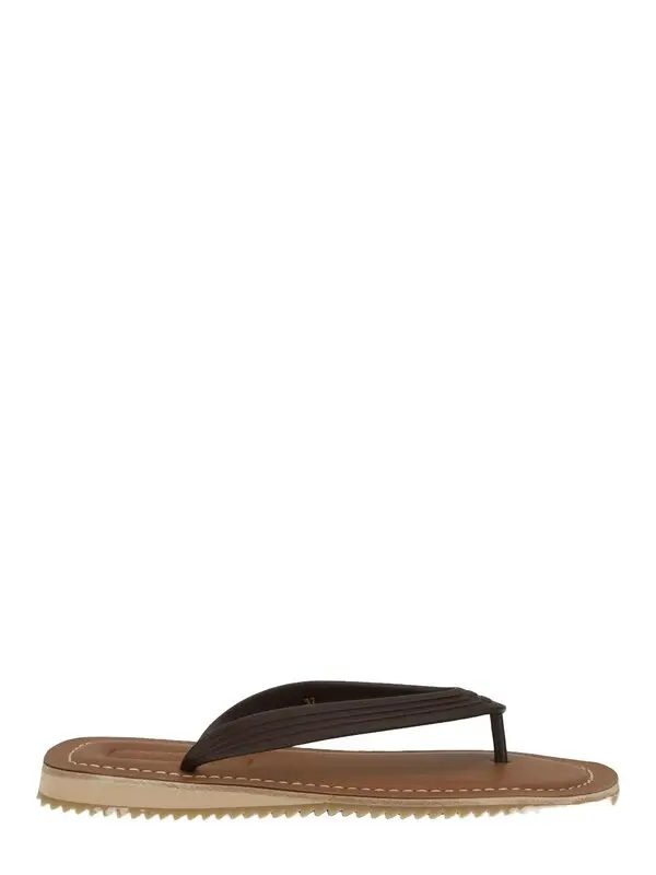 Miu Miu Flat Sandals - Brown