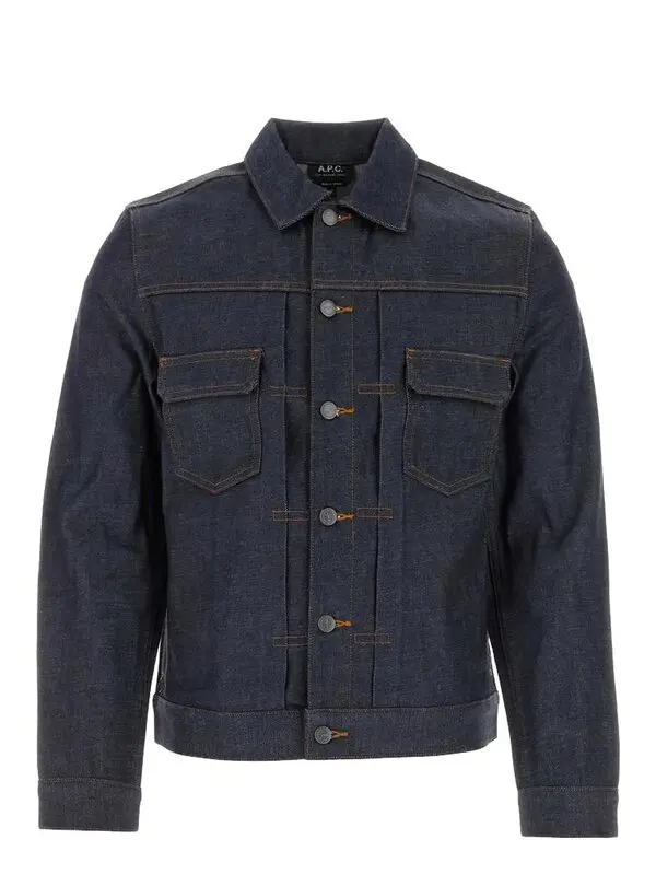 A.p.c. Indigo Denim Jacket - Blue