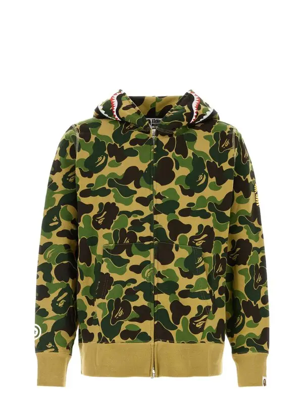 A BATHING APE Abc Camo 2nd Shark Sweatshirt - Multicolor