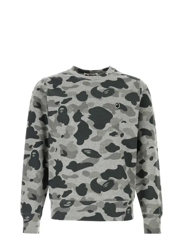 A BATHING APE Printed Cotton Sweatshirt - Multicolor