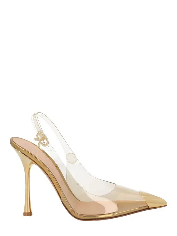 GIANVITO ROSSI Diana Slingback Pumps - Gold