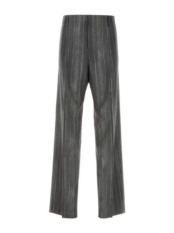 Versace Printed Wool Pants - Multicolor