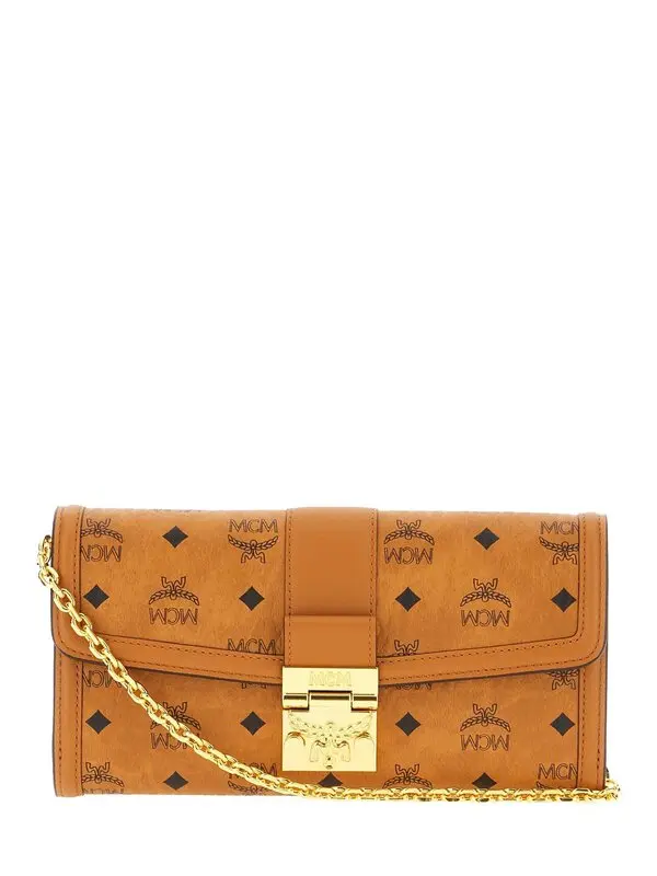 Mcm Monogrammed Crossbody Bag - Multicolor