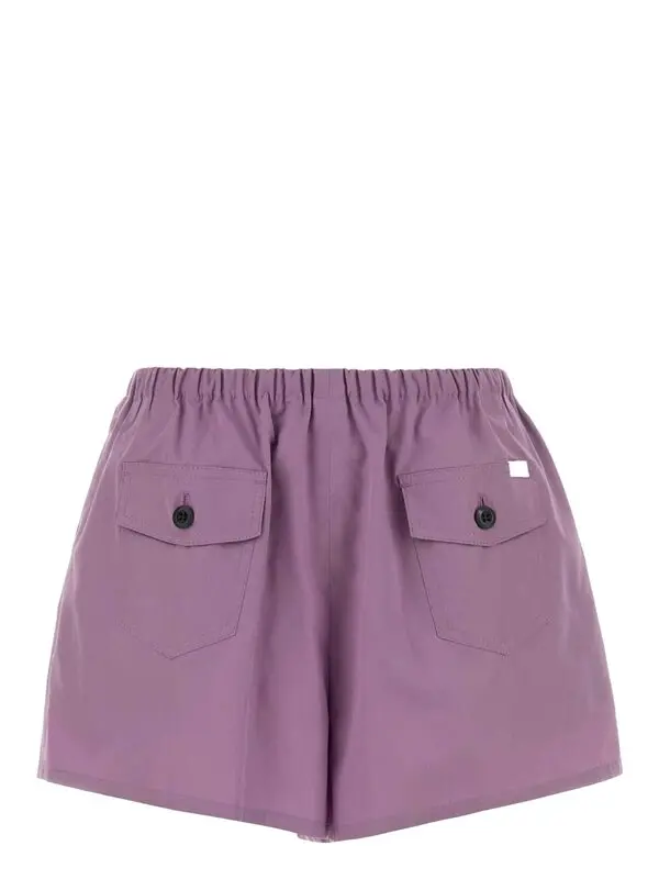 Prada Poplin Shorts - Purple