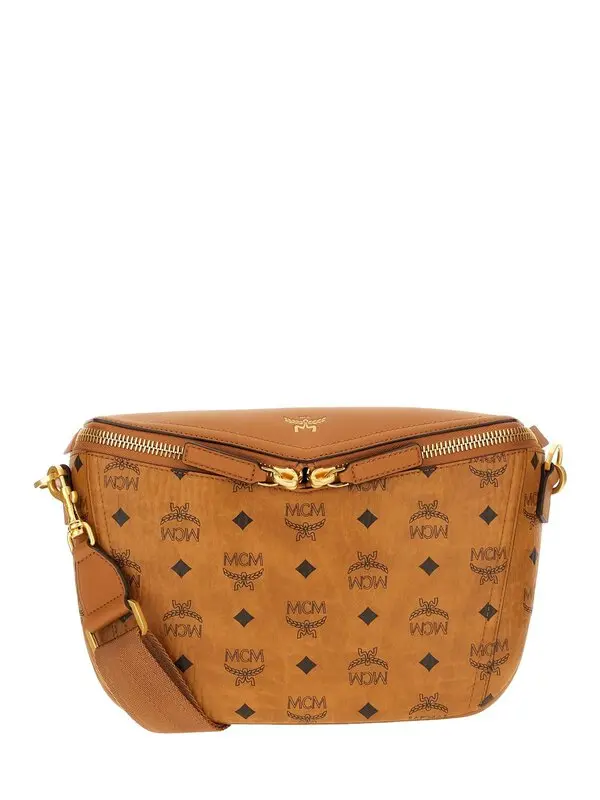 Mcm Monogram Crossbody Bag - Multicolor