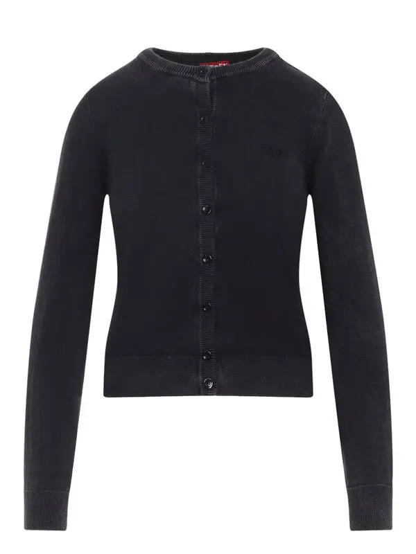 DIESEL® Cotton M-bethanie Cardigan - Black