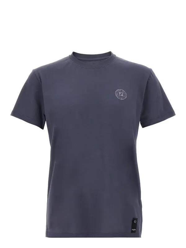 Fendi Postcards' T-shirt - Blue