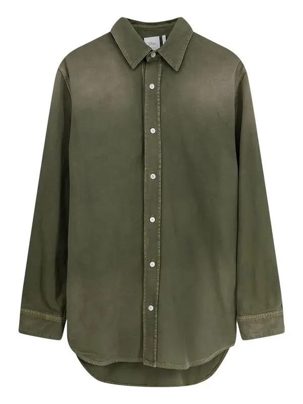 Dior Cotton Shirt With Patch - Multicolor