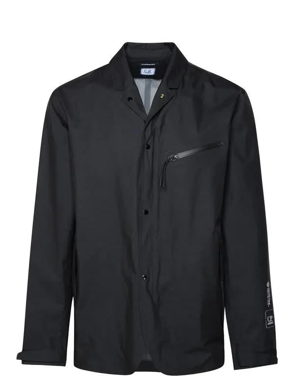 C.P. COMPANY Gore-tex Nylon Blazer - Black