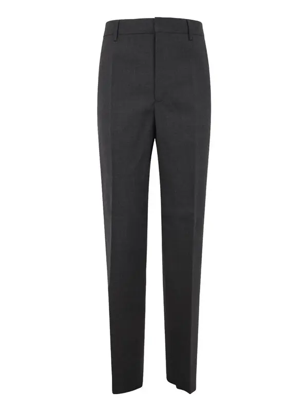 Dsquared2 Relaxed Fit Wool Blend Trousers - Gray