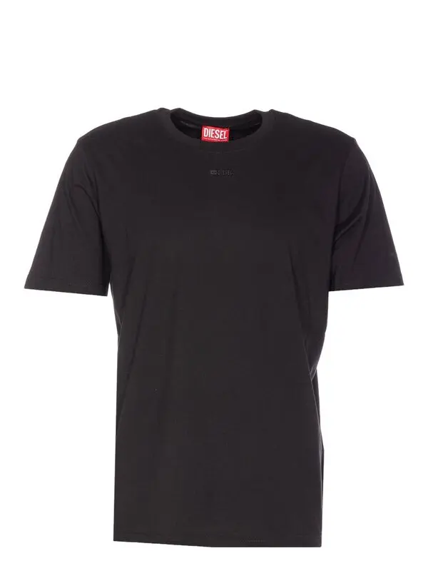 DIESEL® T-adjust-v6 Mini Logo T-shirt - Black