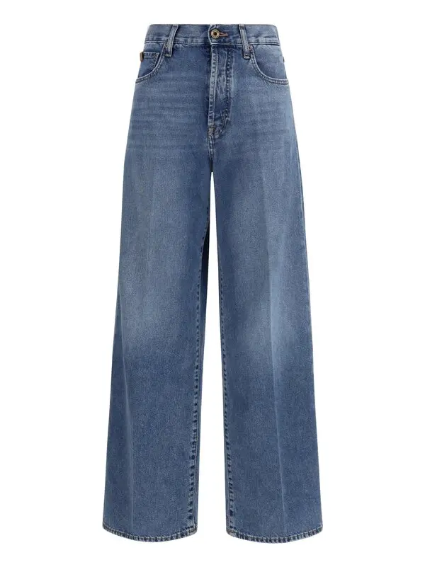 Jacob Cohen Wide Leg 5 Pocket Jeans - Blue
