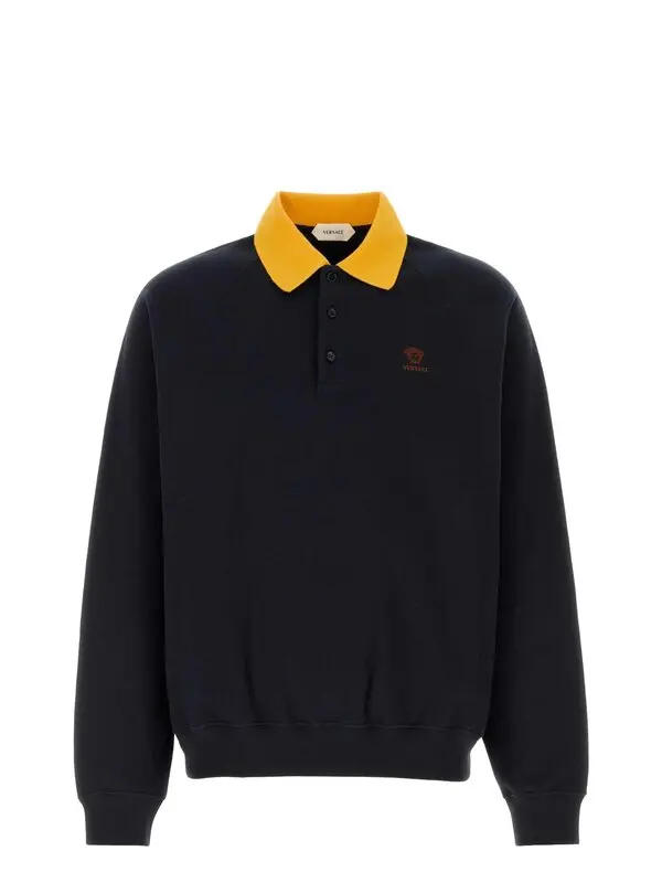 Versace Cotton Sweatshirt - Blue