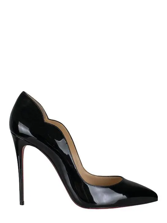 CHRISTIAN LOUBOUTIN Patent Leather Hot Chick Pumps - Black