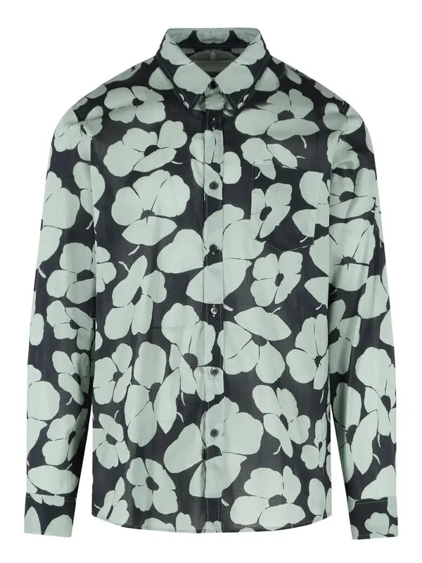 Dries Van Noten Corbino' Cotton Shirt - Black