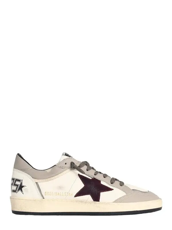 GOLDEN GOOSE Ball Star Leather Sneakers - White