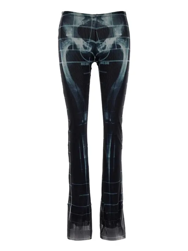 JEAN PAUL GAULTIER Printed Tulle Pants - Multicolor