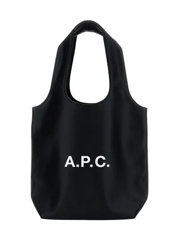 A.p.c. Ninon Small Tote Bag In Recycled Leather-look Material - Multicolor