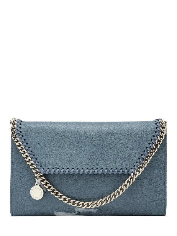 Stella McCartney Falabella Shaggy Deer Wallet Bag - Blue
